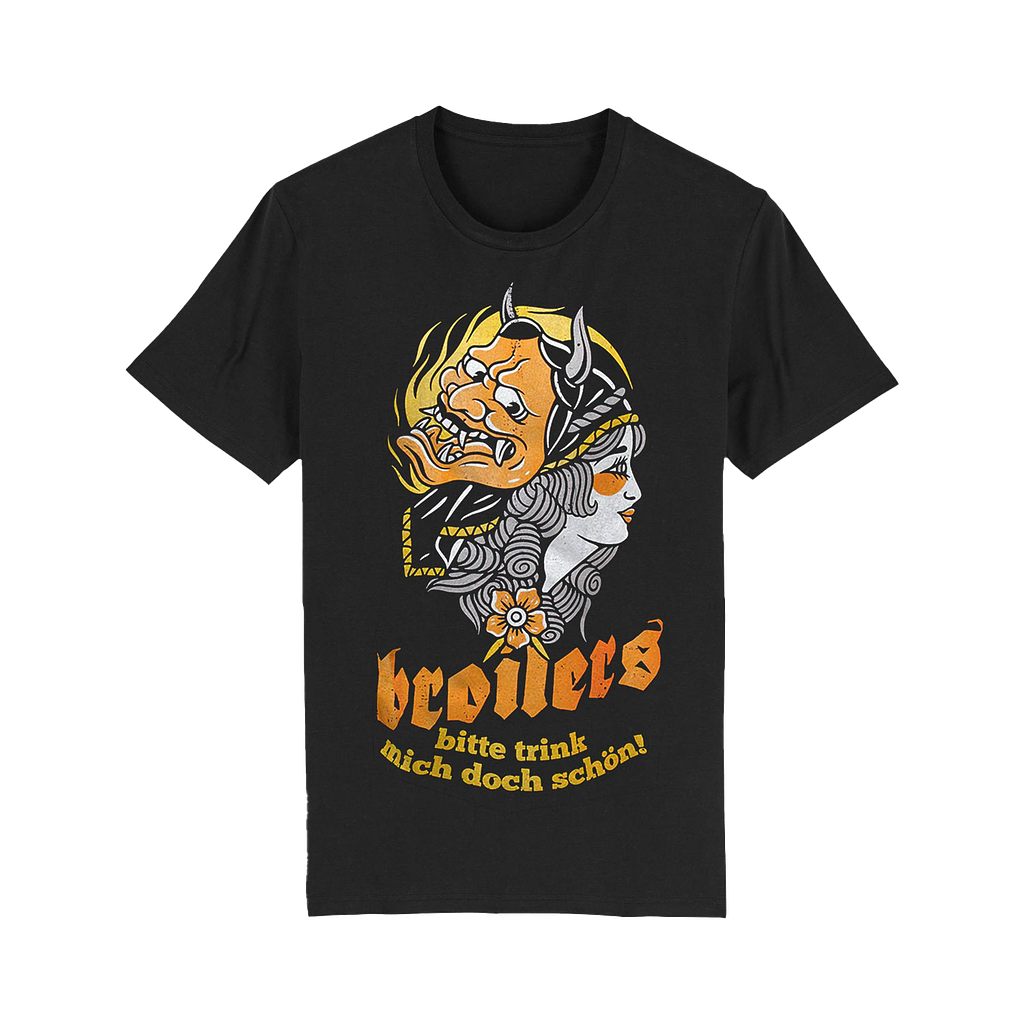 Trink mich doch schön T-Shirt Schwarz | Broilers | Offizieller Shop