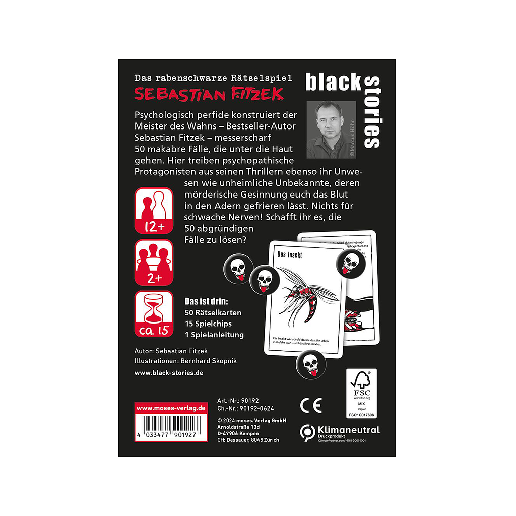 Black Stories Card Game | Sebastian Fitzek | Official Fanshop