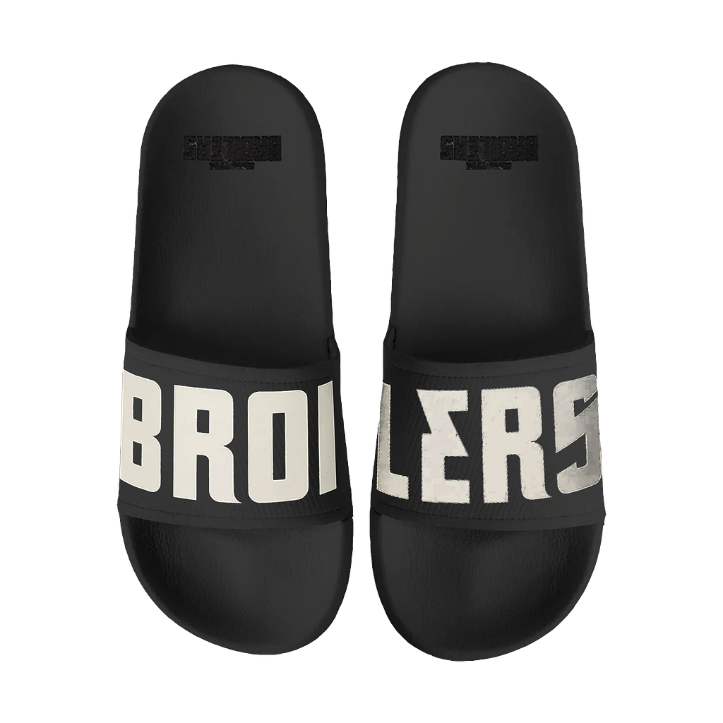 Logo Slippers Black | Broilers | Official Shop