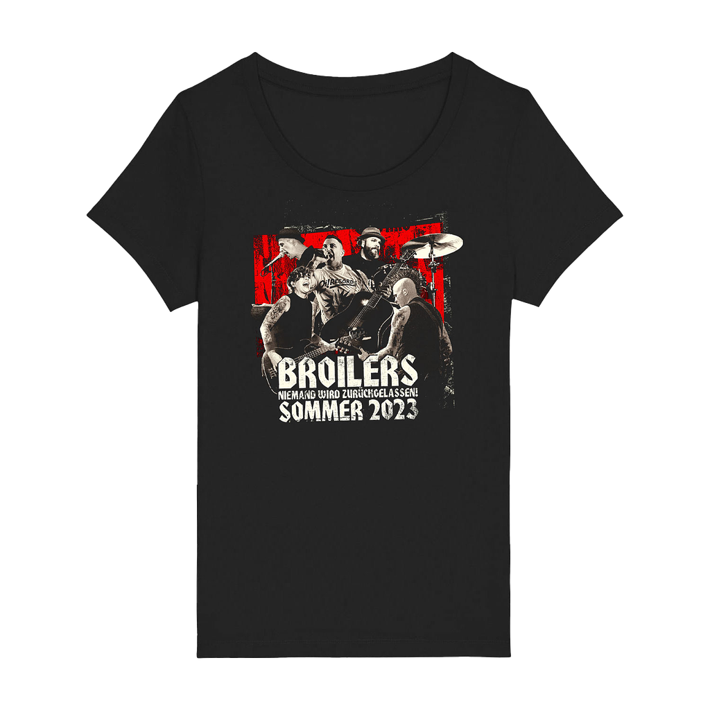 „Niemand wird zurückgelassen“ Girly T-Shirt Black | Broilers | Official ... „Niemand wird zurückgelassen“ Girly T-Shirt Black | Broilers | Official ...