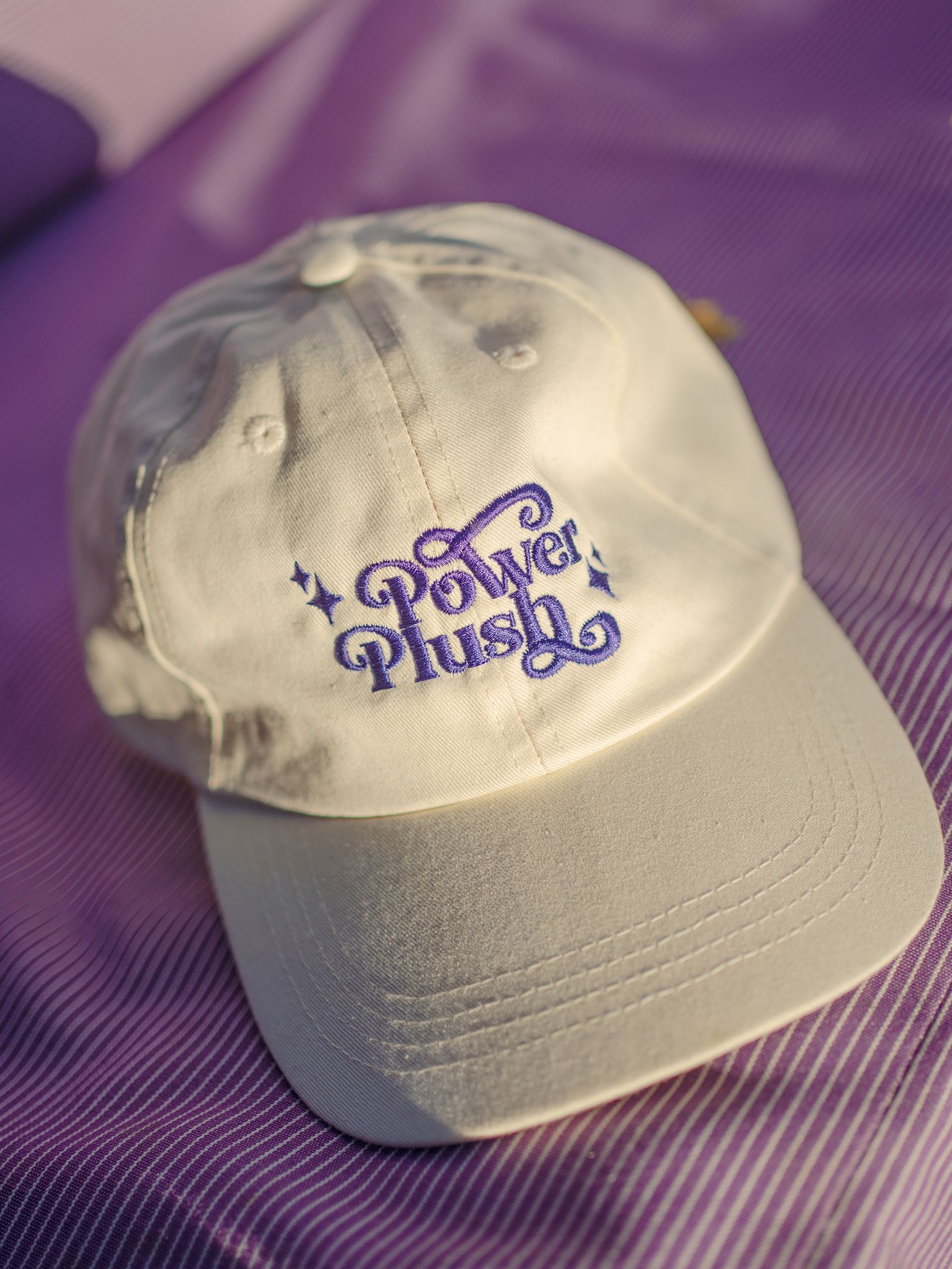 Power Plush - Cap - Logo - Beige