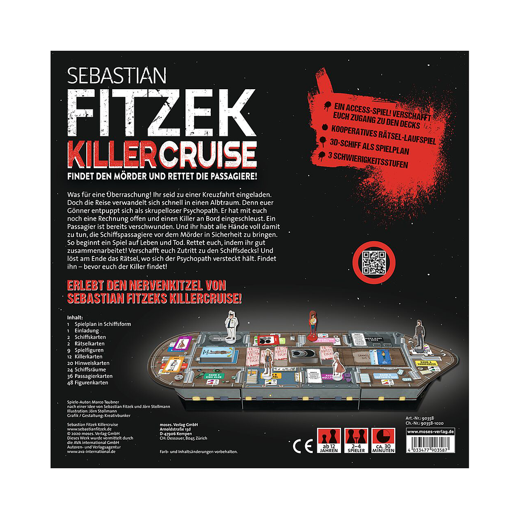 Killer Cruise Board Game | Sebastian Fitzek | Official Fanshop