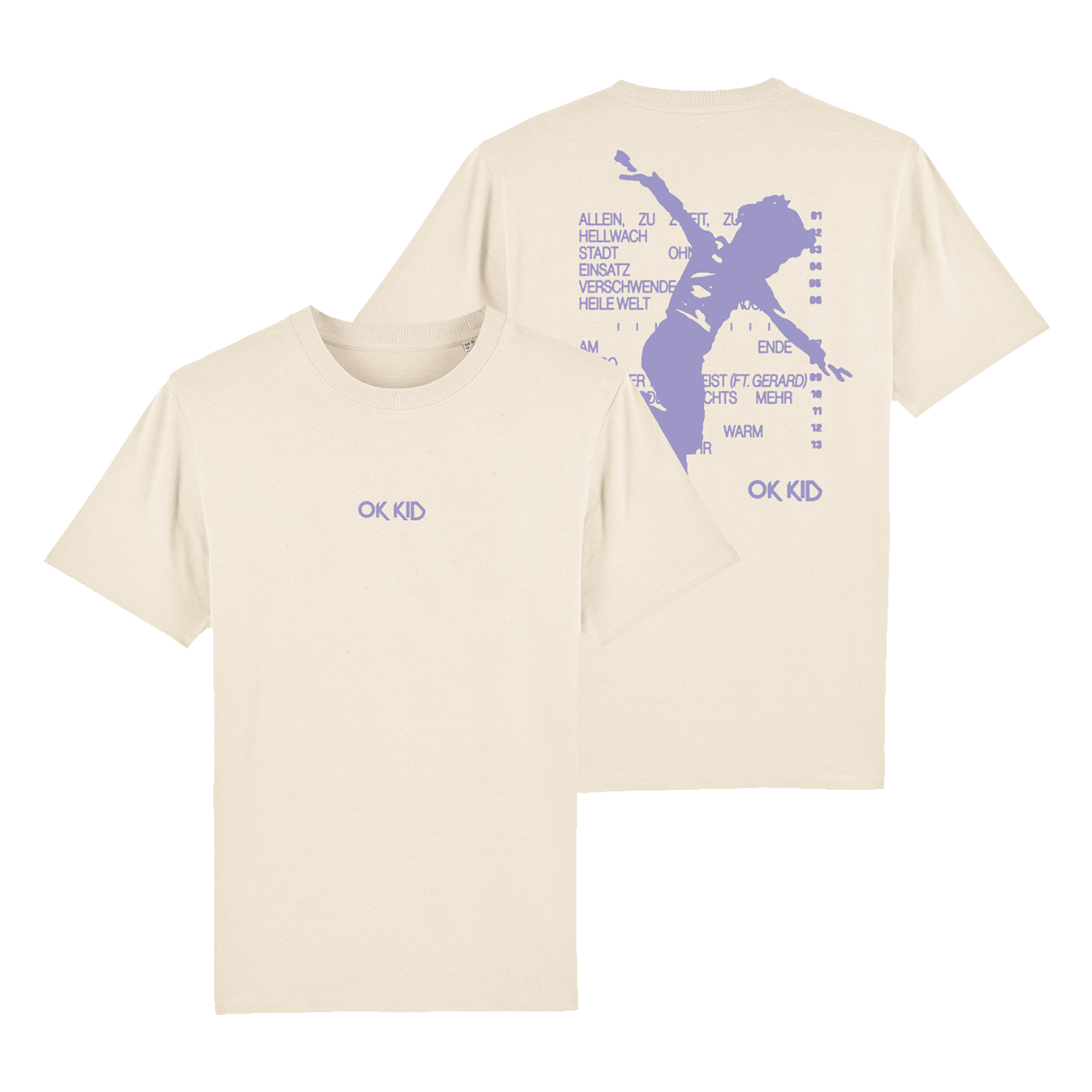 OK KID | T-Shirt - OK KID - Natural Raw | krasserstoff.com