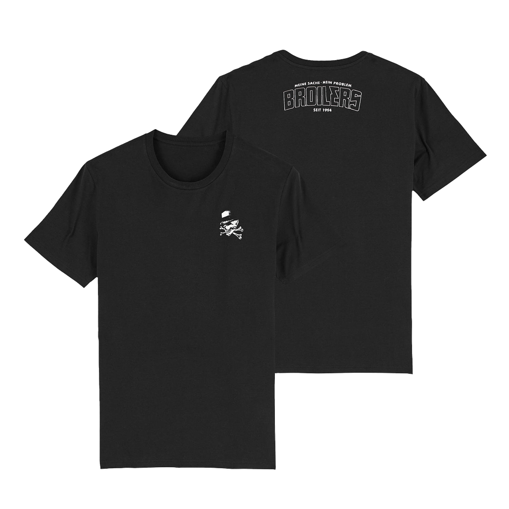 Quiet Skull T-Shirt Black | Broilers | Official Shop