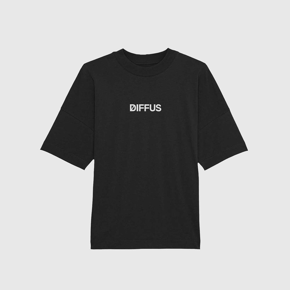 Diffus - T-Shirt - Logo Stick - Schwarz