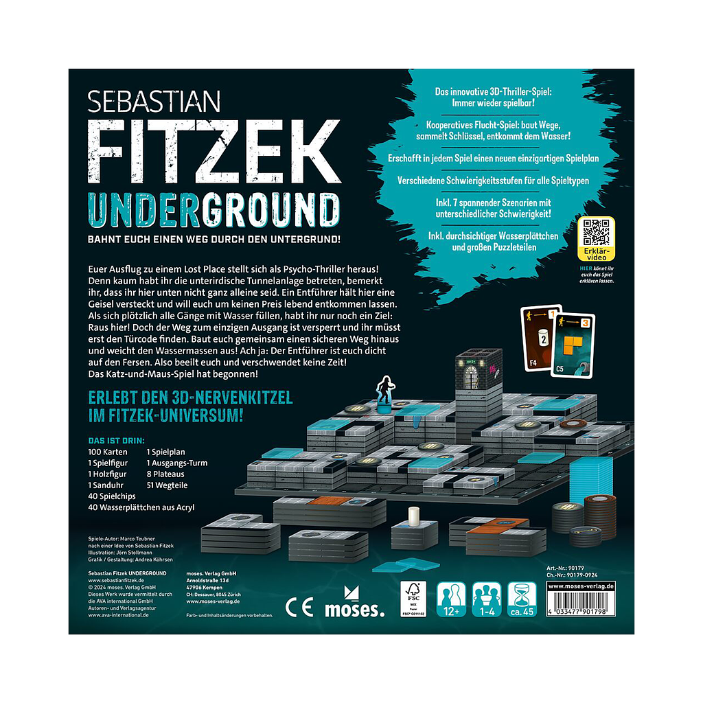 Underground Board Game | Sebastian Fitzek | Official Fanshop